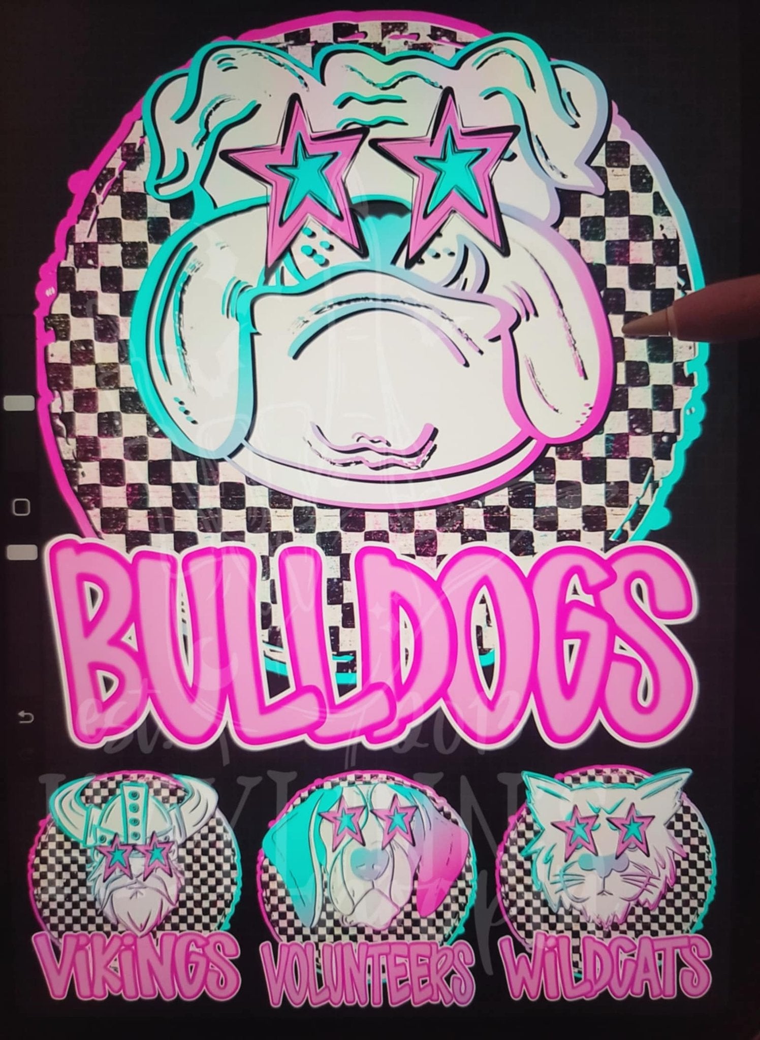 Game Day Glitch: CUSTOM DIGITAL DESIGN – Haylinn's Handcrafted Hoopla