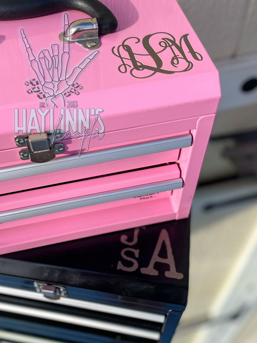 Laser Engraved Mini Toolbox {w/ tools} – Haylinn's Handcrafted Hoopla